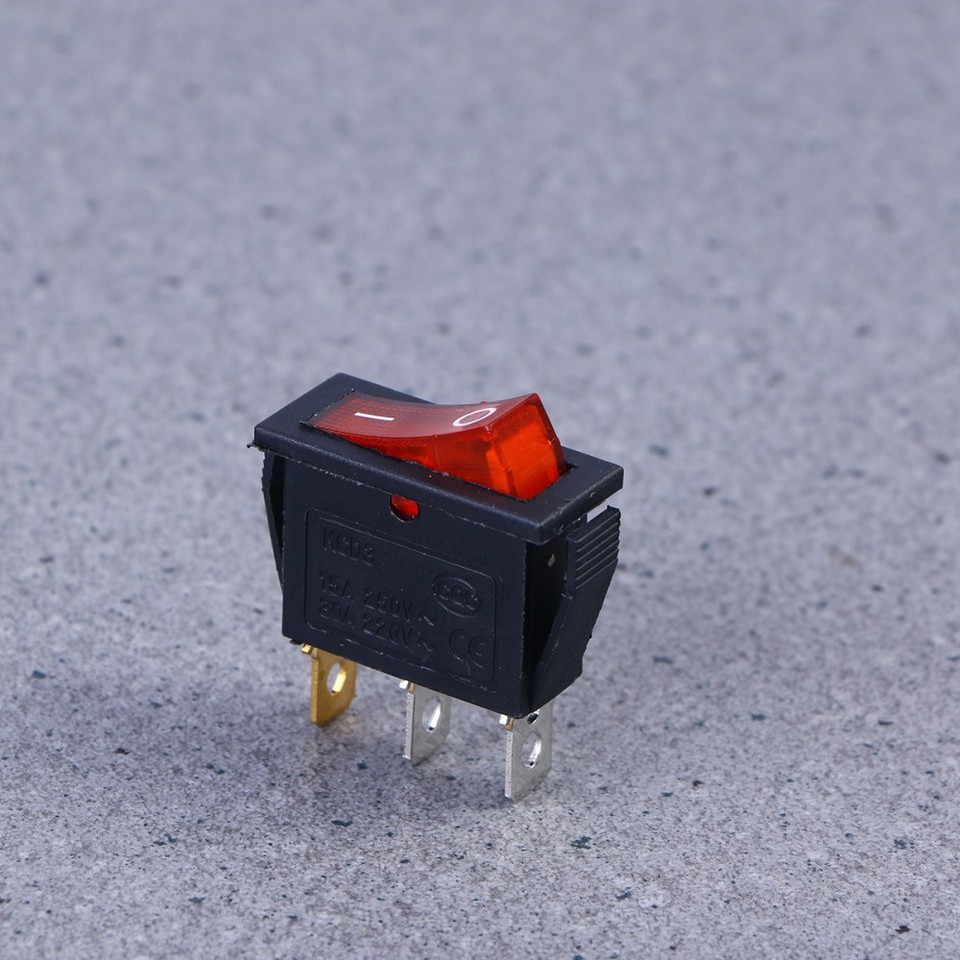 2 PCS Rocker Switch Switched Fused Spur Push Button Switches Control | eBay