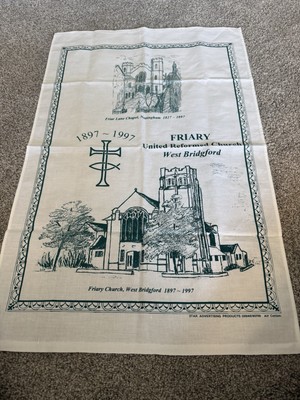 Friary Nottingham And West Bridgeford Church Tea Towel | eBay