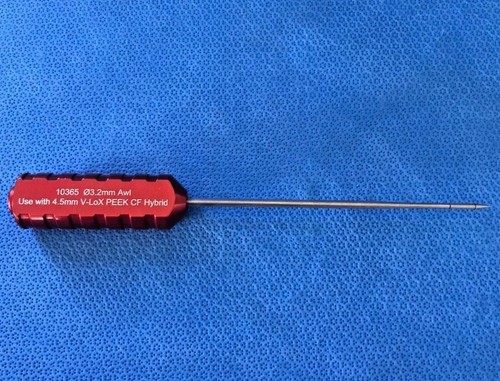 Parcus Medical 10365 3.2mm Awl, Use w/ 4.5mm V-LoX Peek CF Hybrid ...