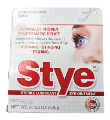 STYE Sterile Eye Lubricant Ointment 0.125 oz ^^ | eBay