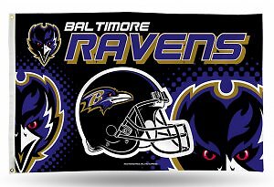 Baltimore Ravens Banner Flag - FGB0701 | eBay