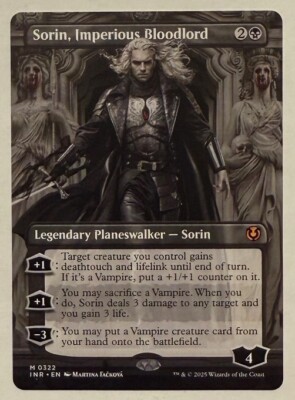 Sorin, Imperious Bloodlord Borderless - Mythic - Innistrad Remastered ...