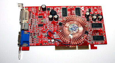 AGP 3D Grafikkarte 'MSI RX9550-TD256' 256 MB, ATI Radeon , VGA/DVI/S ...