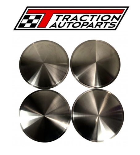 Moon Style Spun Aluminium Moon Discs Suit 15" Wheel, Snap-On Type-Set 4 ...