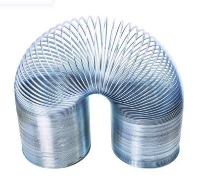 Extra Large Metal Coil Spring Toy 3 x 6” Extends to 30 Feet Physics ...
