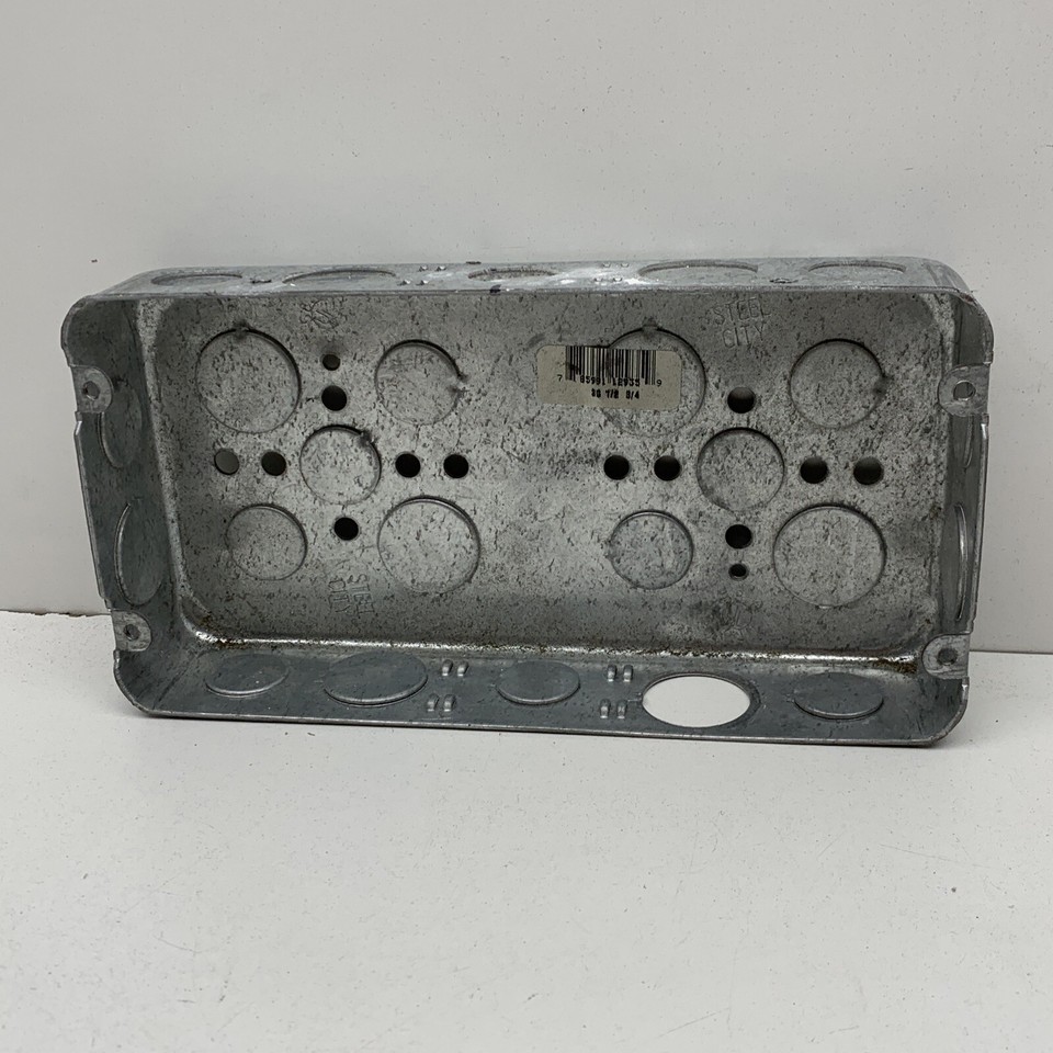 Steel City 3G-1/2-3/4 Steel Gang Box 3-Gang | eBay