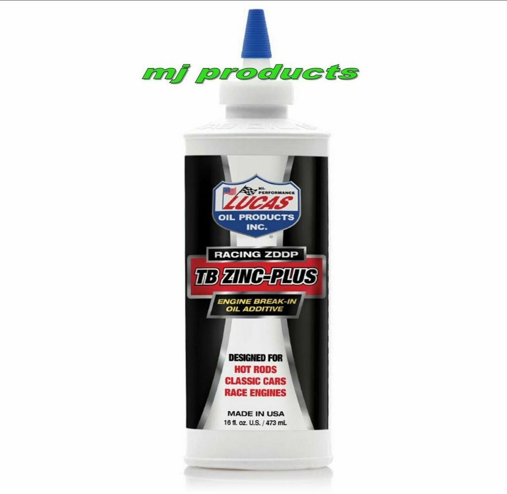 Lucas oil, 10063, TB Zinc Plus Additive 473ml, engine run-in additive ...