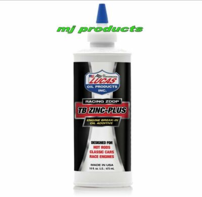 Lucas oil, 10063, TB Zinc Plus Additive 473ml, engine run-in additive ...