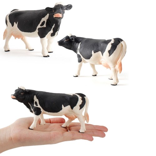 Miniatures Cows Cow Action Figure Plastic Models Simulated Animal ...