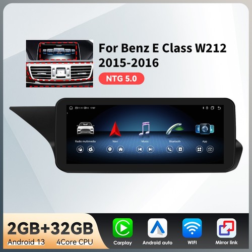 32GB Android 13 Car Stereo Radio GPS Navi For Mercedes W212 E200 E230 2015-2016 | eBay