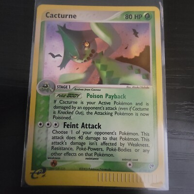 Pokémon TCG Cacturne EX Sandstorm 2/100 Holo Holo Rare | eBay