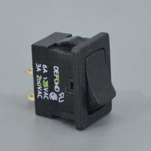 5pcs NEW DEFOND DRT-1106 2 Pins ON-OFF 6A 125VAC Rocker Switch #V11M CH ...