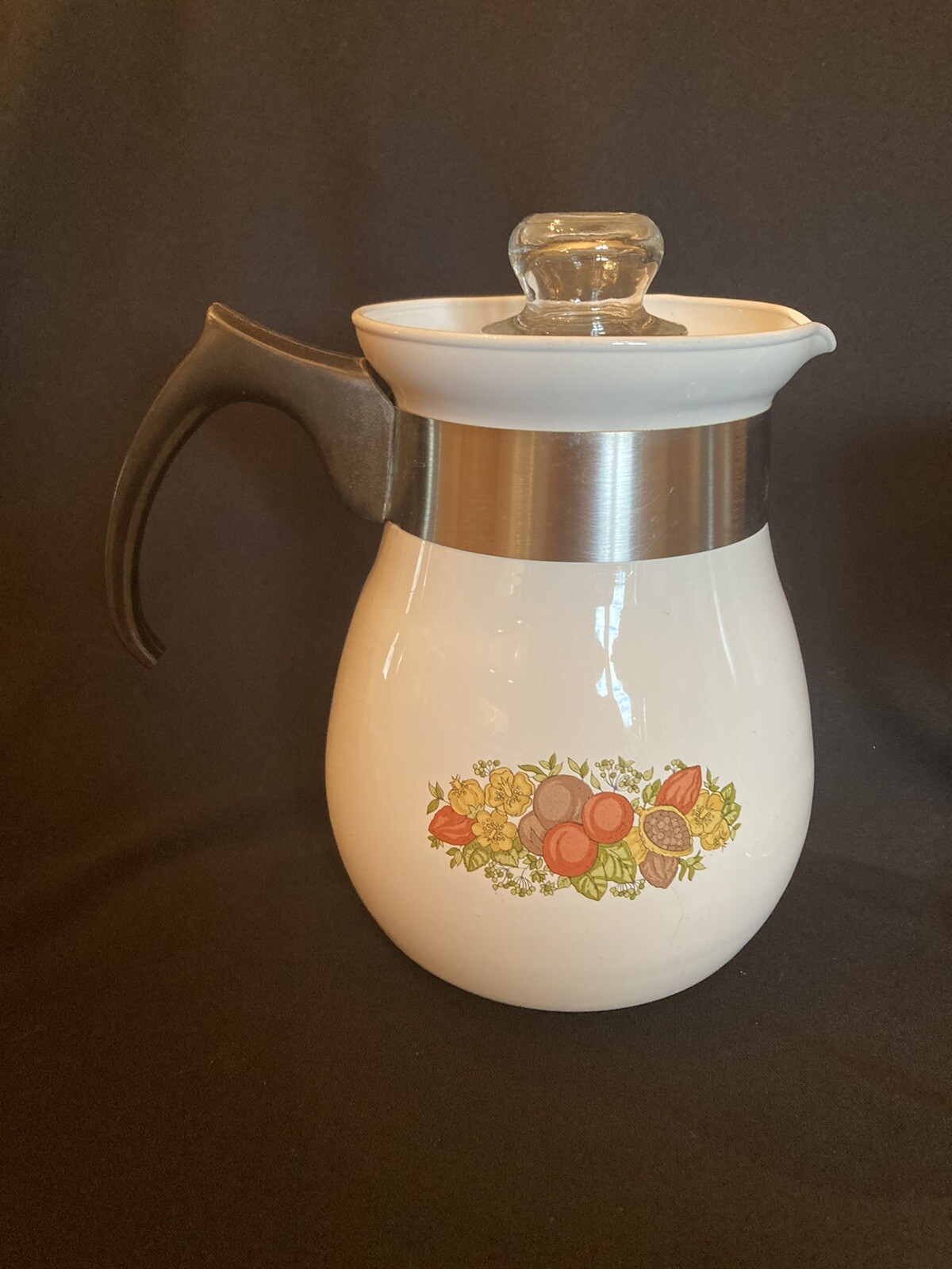 CorningWare Corelle P166 Spice of Life 6 Cup Stovetop Percolator Coffee ...