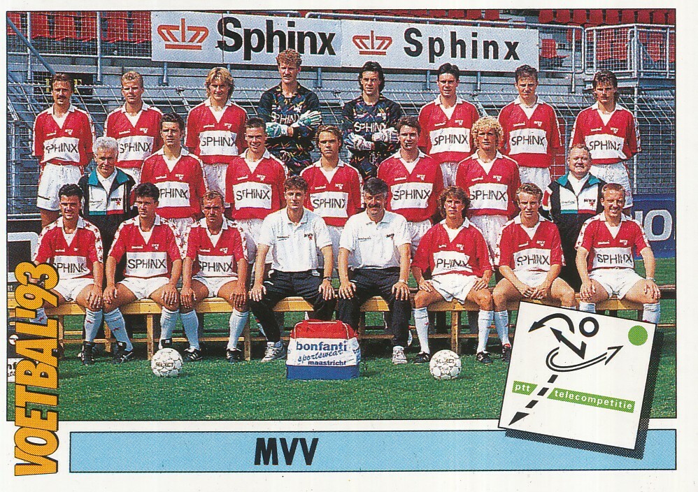 243 TEAM EQUIPE ⚽ NETHERLANDS MVV.MAASTRICHT STICKER PANINI VOETBAL ...