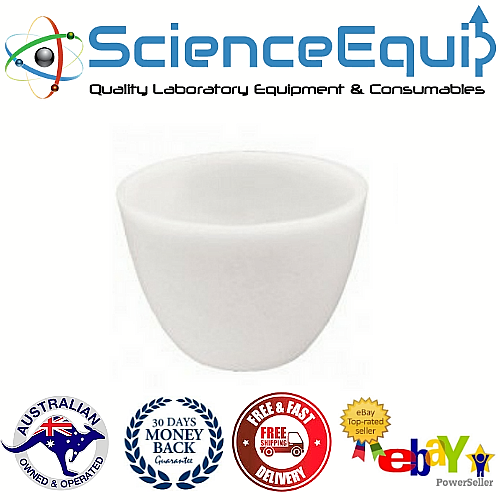 Fused Silica Crucibles High Temp Resistance Low Form Glazed 25ml ...