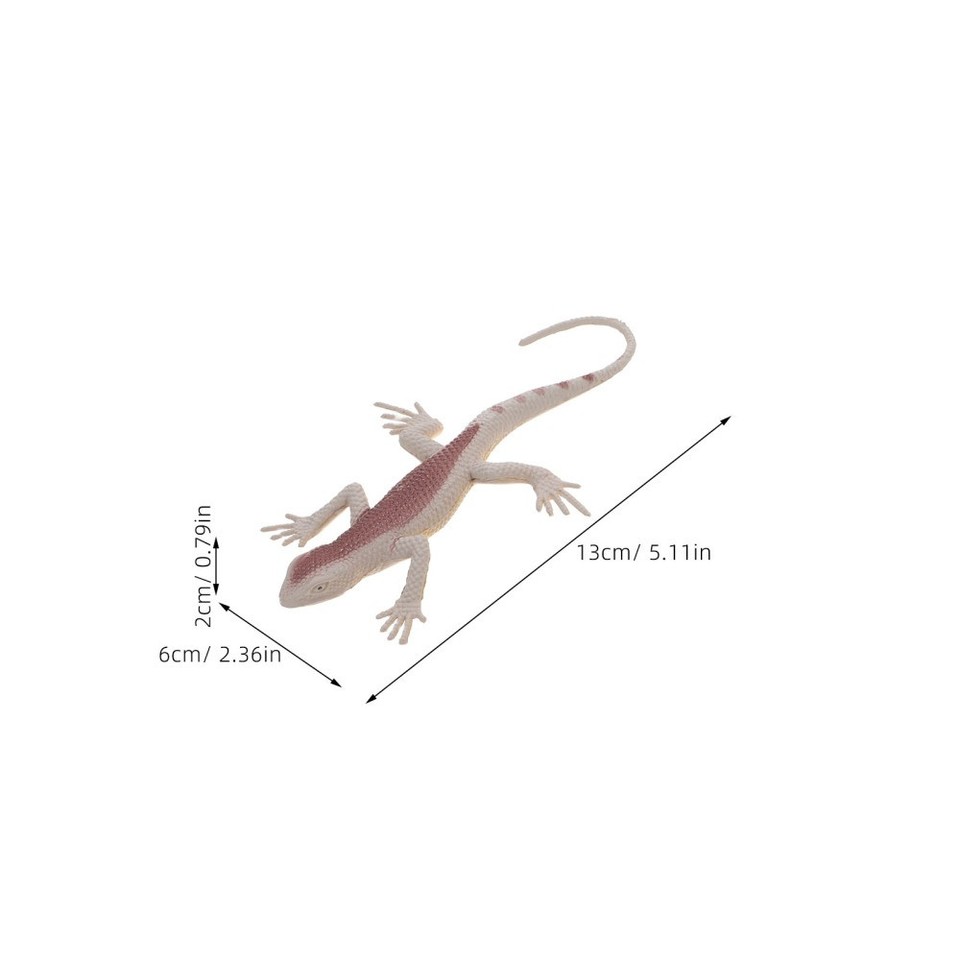 12 Pcs Lizard Toy Child Simulation Reptiles Toys Plastic Gecko Models ...