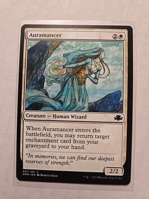 Auramancer - Dominaria Remastered - LP - Common - Creature - MTG | eBay