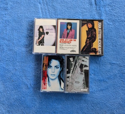 JOAN JETT AND THE BLACKHEARTS 5 Cassette Tape Lot Rock Bad Reputation ...