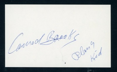 Conrad Brooks Actor Plan 9 from Outer Space Jail Bait signed 3x5 Card ...