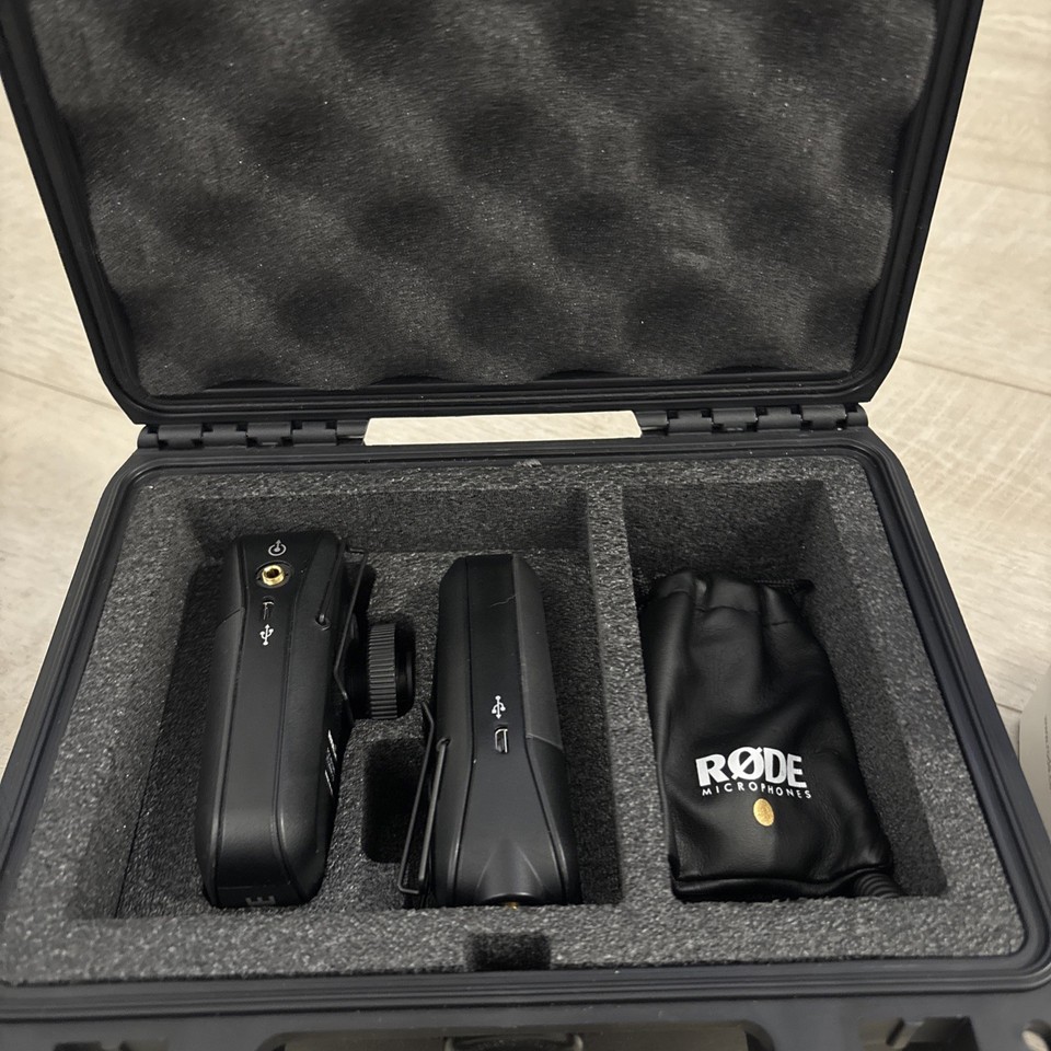 RODELink Wireless Lav Microphone Filmmaker Kit Transmitter & Receiver w ...