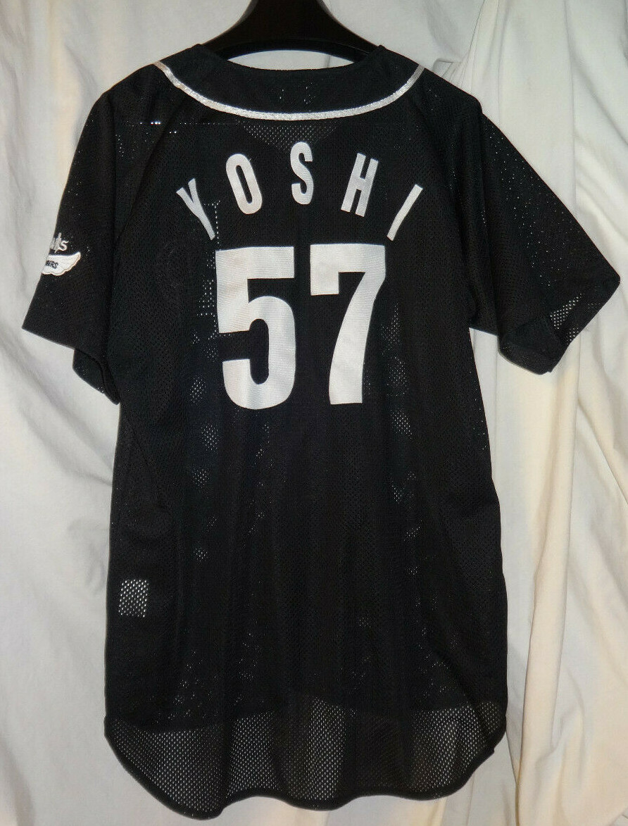 Vintage FD SoftBank Fukuoka Daiei Hawks #57 YOSHI Baseball Jersey Sz L ...