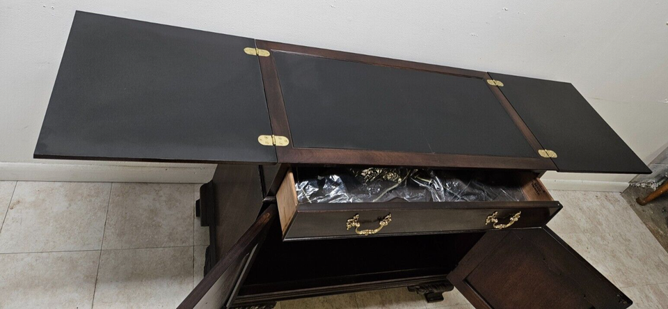 Henredon Rittenhouse Square Chippendale Server Sideboard Mahogany Bar ...