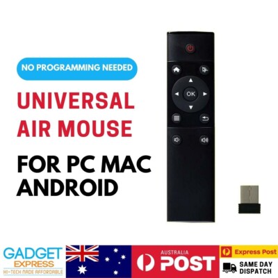 GEX 2.4GH Universal Remote Control Air Mouse For PC Mac Android TV Box ...