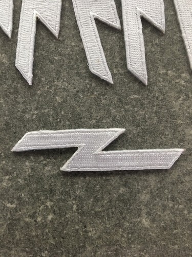 Lot 20+ 3-Inch Lightning Bolt White Patch Iron-On Sew-On Embroidered ...