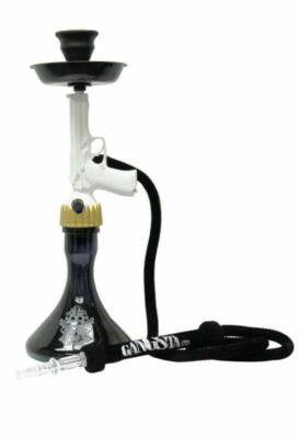 ICED BULLET PISTOL HOOKAH .WHITE Original Gangsta(tm) Gun Hookah By ...