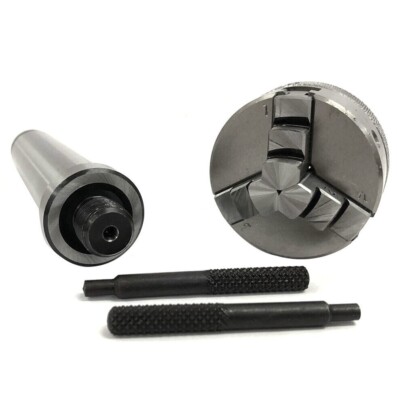 50mm 3 Jaw Mini 2" Inch Chuck Mount M14x1 Baby Lathe MT2 Shank Drawbar M10X1.5 | eBay