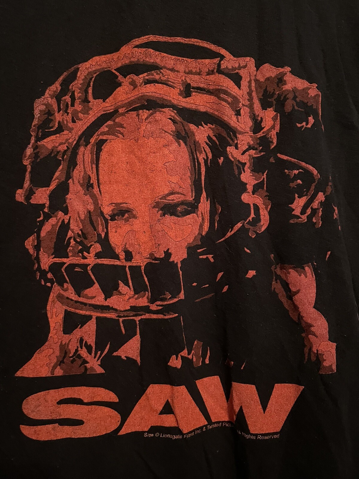 Vintage 2004 Saw Horror Movie Promo T-Shirt Size 2XL … - Gem