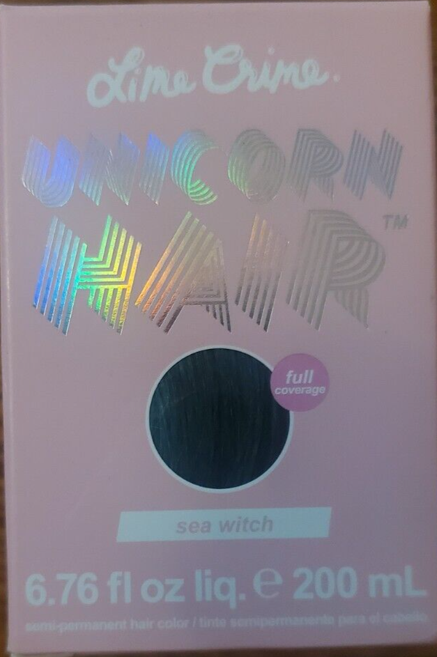 SEA WITCH LIME CRIME UNICORN HAIR FULL COVERAGE SEMI-PERMANENT DYE RICH ...