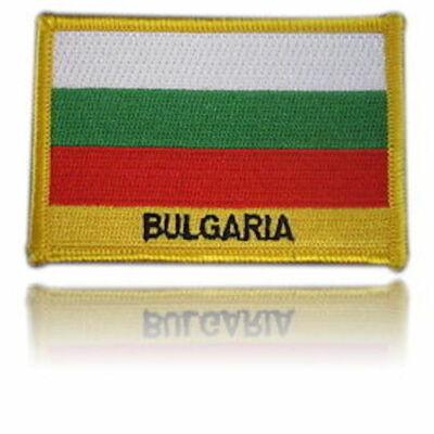 🇧🇬 Bulgaria Embroidered Flag patch -Iron on or Sew | eBay