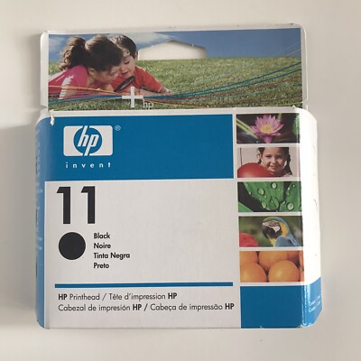 2007 HP C4810A Genuine HP 11 Black Printhead OEM Sealed Box ...