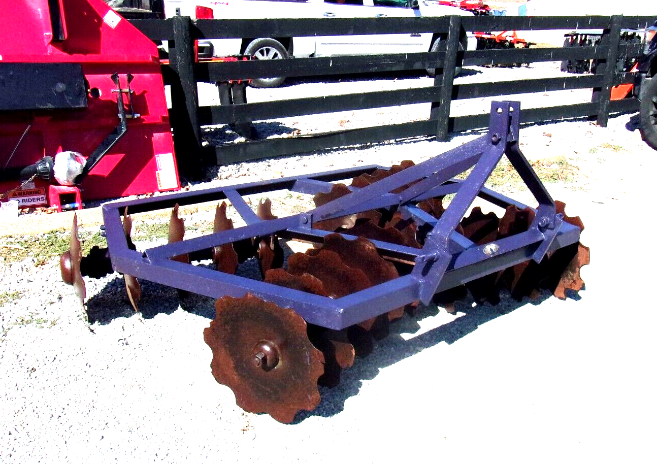 Used Tufline 6ft. 3 pt. Lift Disc Harrow (FREE 1000 MILE SHIPPING FROM ...