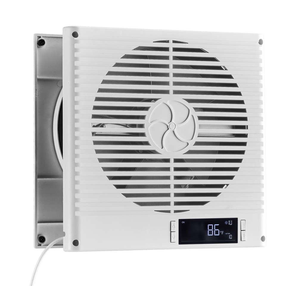 7.5 Inch Room to Room Fan 2-in-1 305 CFM Through Wall Fan Remote ...