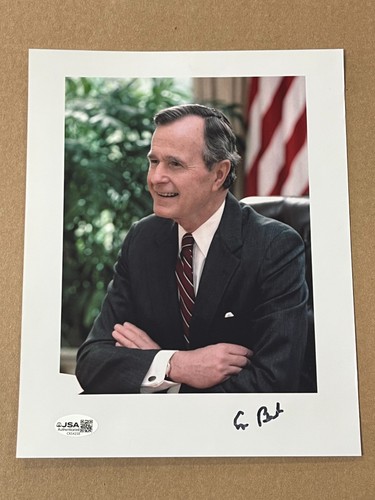 United States President George HW Bush Signed Auto 8x10 Photo Autograph ...