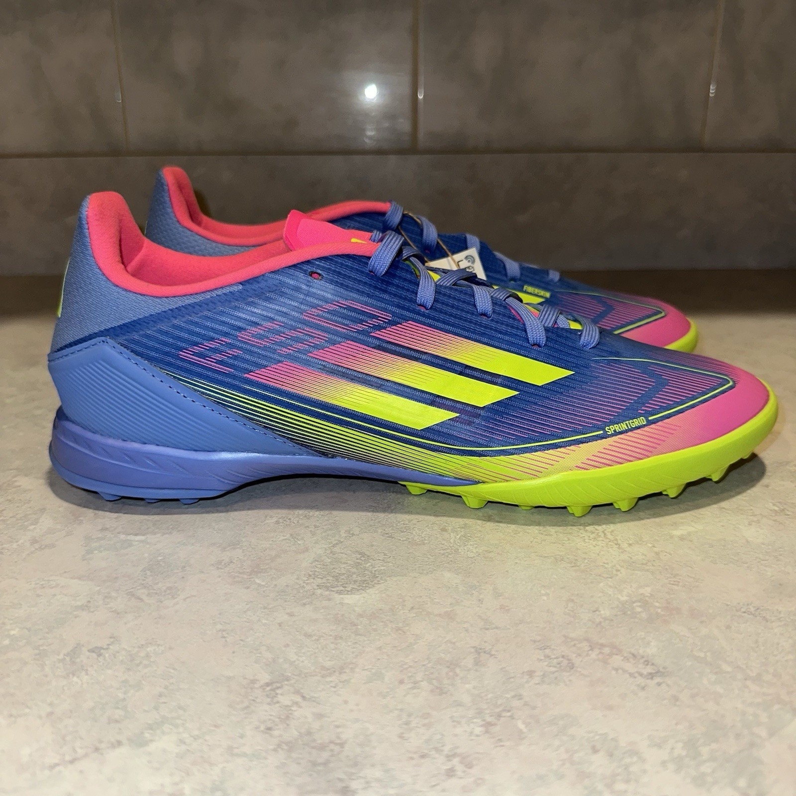 adidas F50 League TF Turf Pink Multi Men's Soccer Shoes IE1230 Size 9 ...