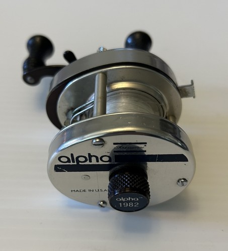 Shakespeare Alpha 1982 Fishing Reel - Model CK Made in the USA Pre ...