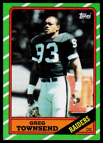 Greg Townsend, 1986 Topps, #70, Los Angeles Raiders, RC | eBay