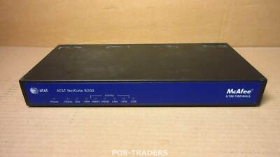 AT&T NetGate 8200 SG8200 McAfee 8-Port Firewall Switch - EXCL PSU | eBay