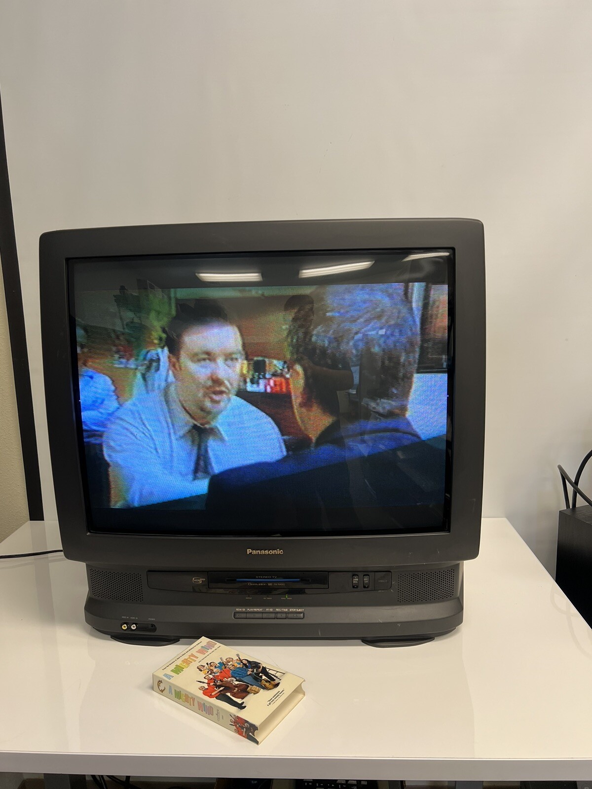 PANASONIC PV-2737 27” CRT TV/ VCR/FM Combo RetroGaming Television 1997 ...