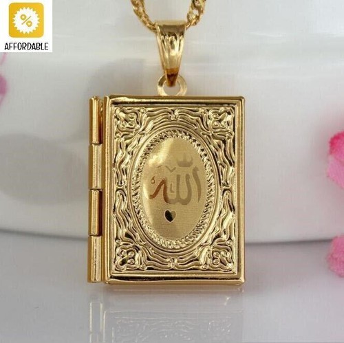 Allah Necklace Gold Muslim Pendant Men Islamic Jewelry Arabic Women | eBay