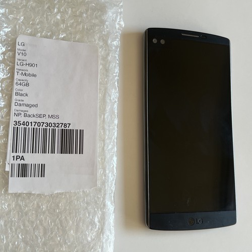 LG V10 64GB H901 Black (T-Mobile) Smartphone - For Parts - No Power ...