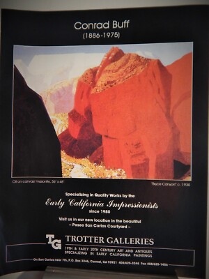 CONRAD BUFF ART PIECE VTG ORIG 1996 ADVERTISEMENT | eBay
