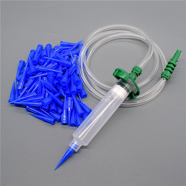Dispenser Connector 10cc Syringe Tube Adapter with 22G Tapered ...