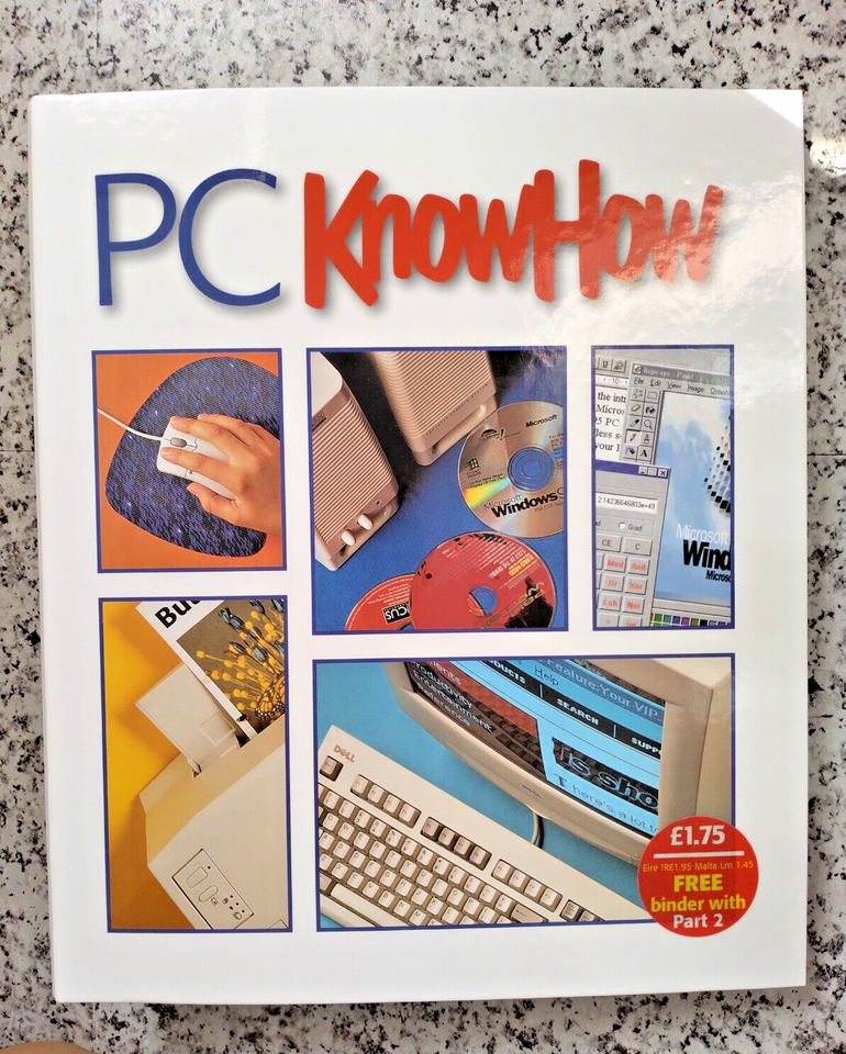 PC Knowhow Magazine Partworks & 4 Binders Complete with Two CD Roms ...