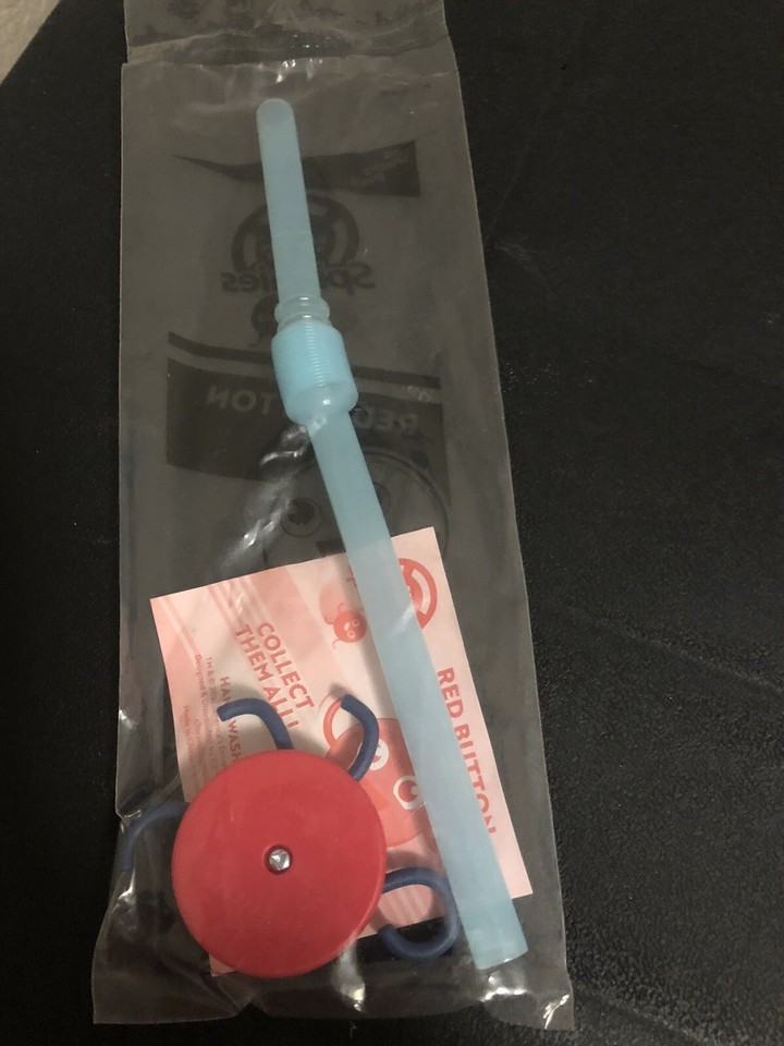 2021 Sonic Wacky Pack Kid's Meal Toy Spinnies RED BUTTON Straw | eBay