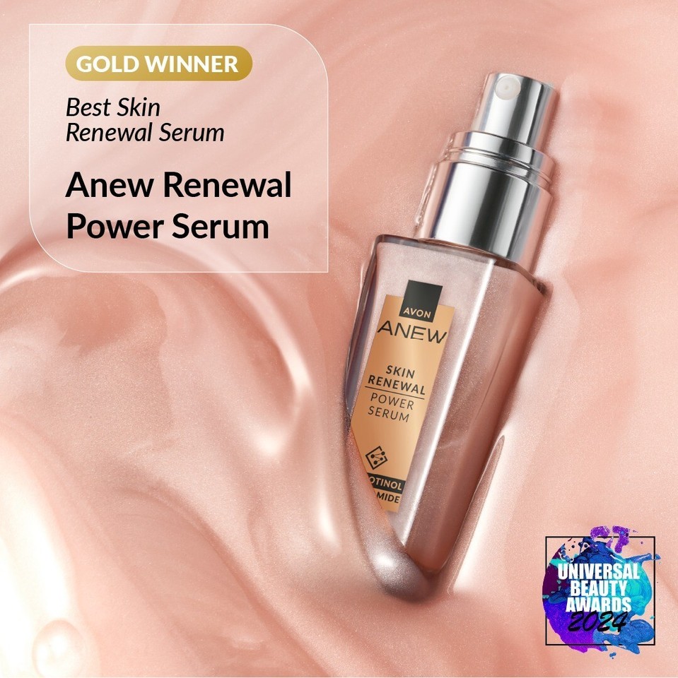 Avon Anew Skin Renewal Power Pack | Full Size Serum, Eye & Face Cream ...