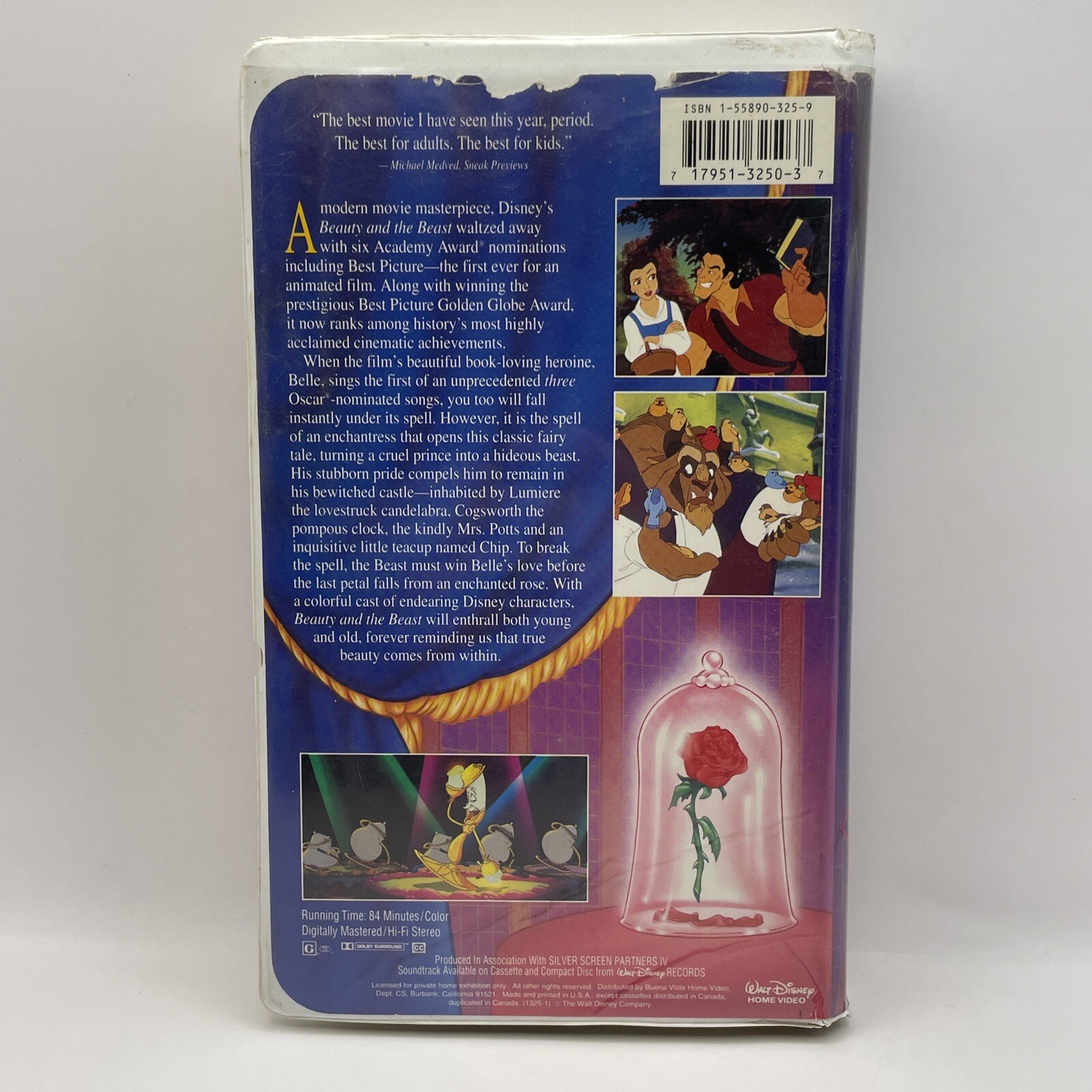 RARE 1992 Walt Disney Classic: Beauty and the Beast RARE BLACK DIAMOND ...